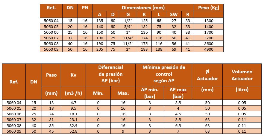 ALSISAC | 5060N VÁLVULA TIPO Y AC.INOX NPT SIMPLE EFECTO GENEBRE